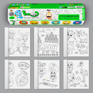 Inkmeo Little genius Pack Reusable Wall Colouring Roll Price in India ...