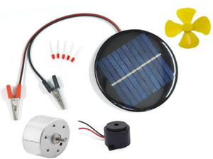 ERHIndia 80 mm Diameter Round Solar Panel Science Project Kit with DC ...