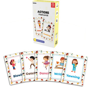 Festiko 1 Set of 30 Pcs Action Flashcards for Kids Price in India - Buy ...