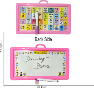 Educational Toys For Kids Drawing Board, Writing Wipe & ABCD Alphabet ...