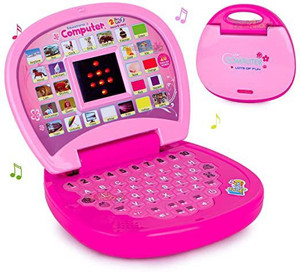 Anushka Toys Game Laptop for Kids with Learning Educational Laptop Fun ...