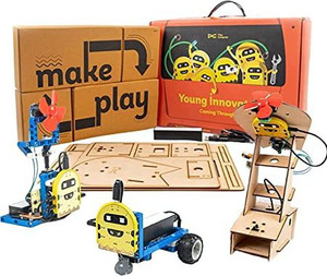 PEE CEE Play Computer Robotics Educational Toy Kit,107 in 1 DIY STEM ...