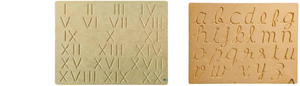 RCW Tracing Boards Roman Ginti 1-20 & Small Cursive Combo for Kids ...