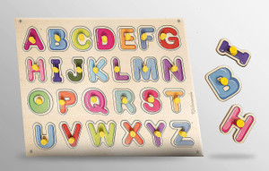 Khilonewale Alphabet abcd Learning Educational Wooden Board for Kids ...