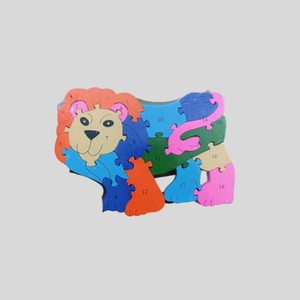 Lilkids Wooden Giraffe Puzzle Educational Toy to Learn Alphabets ...