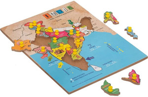 SAFESEED Ultimate Quality Wooden Board/ Indian Map /Board Game ...