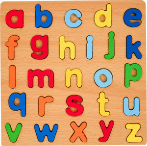 DANDLES Wooden Learning Educational abcd Board & Creative Small abcd ...