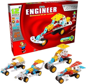 SHIPEASE Racer Little Engineer Mechanical Kit for Kids Building Blocks ...