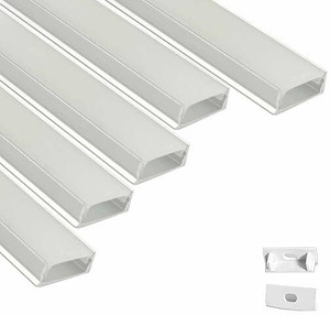 ABAJ AL Aluminium Rectangular Surface LED 1Meter Profile (25x12mm ...