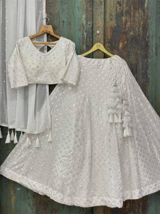 NEELHARI Embellished Stitched Lehenga Choli - Buy NEELHARI Embellished ...