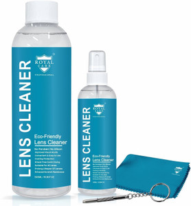 ROYAL CARE PROFESSIONAL Lens Cleaner Spray 100ml + 500ml Refill Bottles ...