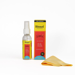 Rinsol Optical Lens Cleaner Kit – Streak-Free Spray with Microfiber ...