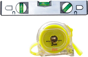 Jiya 201- MAGNETIC SPIRIT LEVEL.AND MEASUREMENT TAPE 3M. Aluminium ...