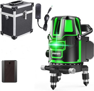 Omada 3 lines Self Laser leveling Machine Vertical and Horizontal Lines ...