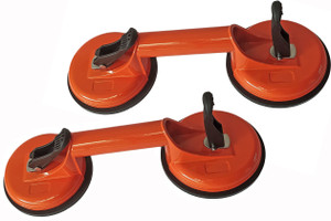 Inditrust Heavy duty 2pc 2way Suction glass cup Level Suction 75kg ...