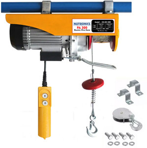 NUTRONICS NS-EH 300X20mtrs Copper Winding Mini Electric Hoist for Small ...