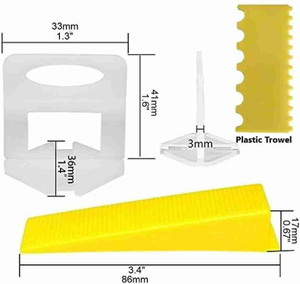 Godavari Wall Floor Spacer Tile Levelling Tools, 100 Wedge and 200 ...