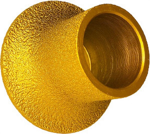 AK DIAMOND Marble half Molding Blade 40MM Brazing Granite Molding Wheel ...