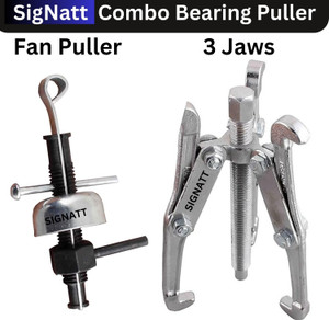 SIGNATT Bearing Puller Tools Combo Set,3 Jaws Bearing Puller & 2in1 Fan ...