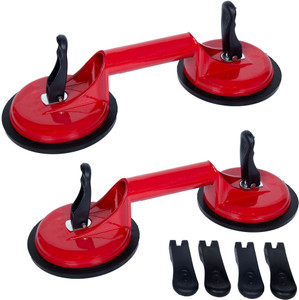 Zaptec Double Suction Cup Metal Body Heavy Duty 100KG Capacity For ...