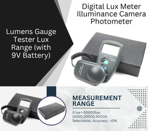 BALRAMA igital Lux Meter LX-1010B Camera Photometer Light Meter Tester ...