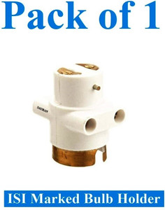 Sauran Pack of 1 2Pin Parallel Adapter with Bulb Holder With Plug ...