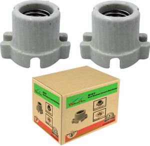 WolkomHome Ceramic Heat Resistant E27 Infrared Lamp Holder, Pack of 2 ...