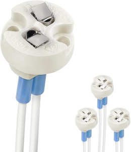 OML G4, GU5.3 Bi-Pin Ceramic Light Socket Price in India - Buy OML G4 ...