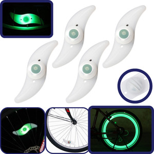 KARBD Waterproof 4 LED Spoke Light Cycling Reflectors for Mountain ...