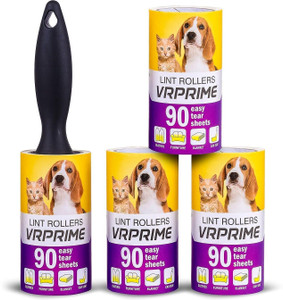 VRPRIME 360 Sheets Lint Roller Remover for Clothes Reusable Sticky Easy ...