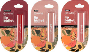 MARS Lip bullet Balm Starwberry, Peach, With Skin Whitening Cream 20ml ...