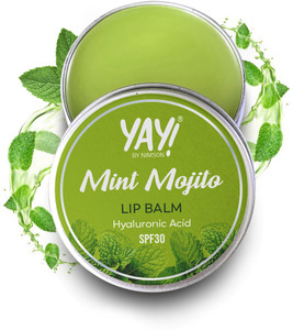 Nimson Yay Mint Mojito Lip Balm | Hyaluronic Acid & SPF 30 for ...