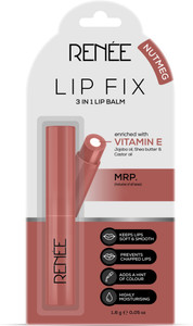 Renee Lip Fix 3 in 1 Tinted Lip Balm 1.6gm - Nutmeg - Heals, Lightens ...