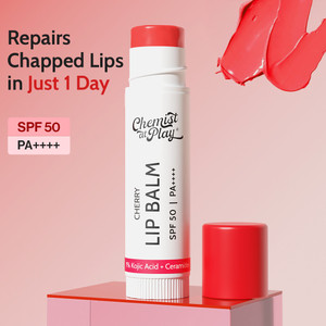 Chemist at Play Cherry Lip Balm | Repairs Chapped Lips | Brightens Dark ...