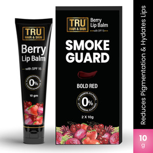 TRU HAIR & SKIN Smoke Guard Lip Balm for Men's Dark Lips| SPF 15 ...