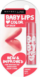 MAYBELLINE NEW YORK Baby Lips Tinted Lip Balm Cherry Kiss - Price in ...