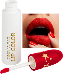 EVERERIN Intense Color Payoff Kiss Proof Long Lasting Red Color ...