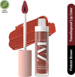 ZM Zayn & Myza Transfer-Proof Power Matte Liquid Lipstick With Long ...