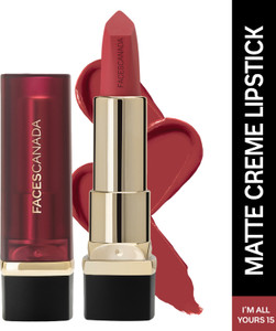 FACES CANADA Matte Creme Lipstick | Long Stay | Intense Color | One ...