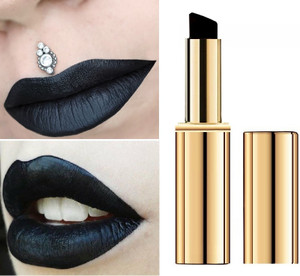 BLUEMERMAID NEW BEST CREAMY BLACK COLOR MATTE LIPSTICK - Price in India ...