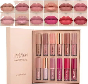 House Of Huda Lipstick Set of 12 Matte Velvet Mini Liquid - Price in ...