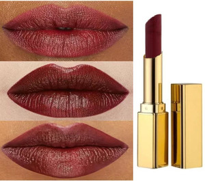 BLUEMERMAID PROFESSIONAL MAROON SHIMMER SHINY CREAMY MATTE LIPSTICK ...