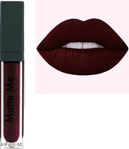 WECHARMERZ Waterproof Liquid Matte Dark Maroon Lipstick - Price in ...