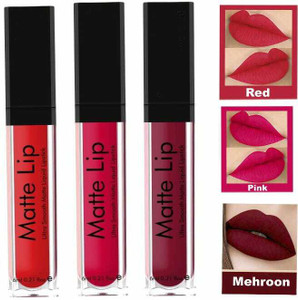 shine beauty MATTE LIP ULTRA SMOOTH MATTE LIQUID LIPSTICK PACK OF 3 ...