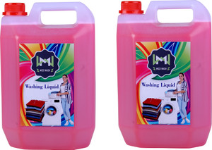 MIZZIWASH Washing machine liquid detergent top load and front load pink ...