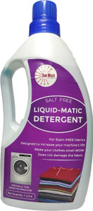 Sun Wash Machine Liquid Detergent (Salt-FREE) Aqua Liquid Detergent ...