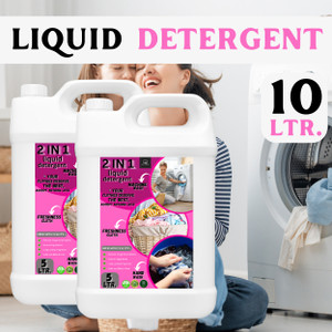 BLISS & BLUSH Washing Machine Liquid Detergent 10L Booster Power Multi ...
