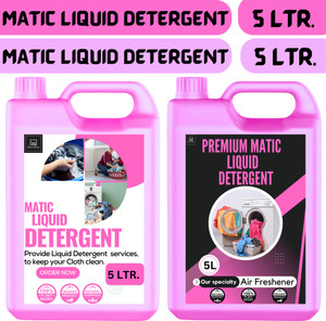 BLISS & BLUSH Detergent Liquid 10L Matic Eco Laundry Liquid | Top Load ...