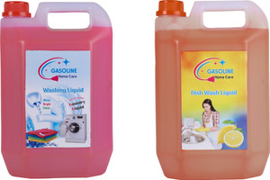 Gasoline Washing machine liquid detergent pink+ Dish Cleaning Gel oreng ...