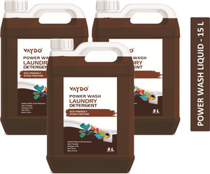 vaydo power wash Liquid Detergent Laundry Liquid for Fabric Care Multi ...